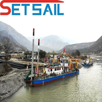 China River Dredging Equipment Cutter Suction Dredger with Hydraulic Winch Cyclone Type for sale