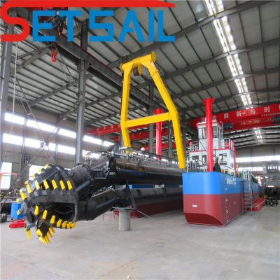 China Siemens PLC System Diesel Engine Sand Dredger Used in River for Customized Needs for sale