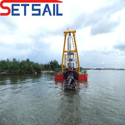 China Max. Discharge Distance 15 Kilometer Cutter Suction Dredger with Concentration Meter for sale