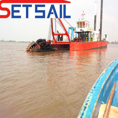 China 50-100 Piece Cutter Teeth Hydraulic System Sand Dredger for River by HK Shijiazhuang for sale
