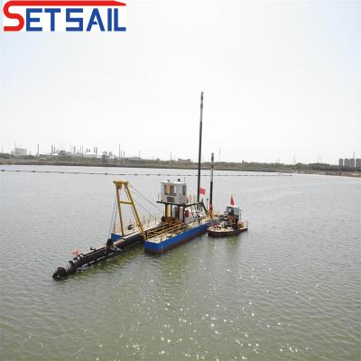 中国 水流 800m3 ディーゼルエンジン 8インチ カッター シメンス PLC による吸い込み砂掘削機 販売のため