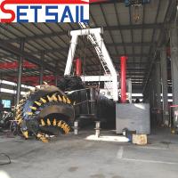 China 8m-30m Dredging Depth Diesel Engine Cutter Suction Dredging Machine with Flowmeter for sale