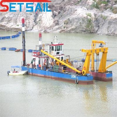 中国 6インチ固体ポンプカットサー 450m3の水流と3.2メートルの総幅の吸水ドレーガー 販売のため