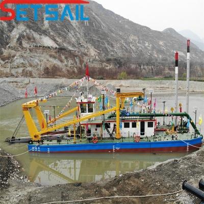 中国 6 メートル 掘削深さ 6 インチ カッター 吸い込み 掘削機 カミンス 160kw メイン エンジン 電力 販売のため