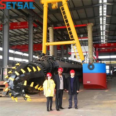 China Technology Cummins Diesel Engine Rexroth Hydraulic Cutter Head Dredger for Dredging for sale