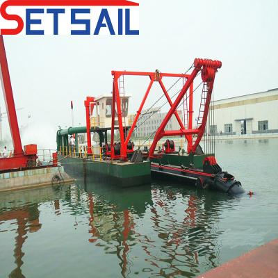 China Tipo de ranura CTS bomba submarina Rexroth motor diésel hidráulico excavadora de arena QHCSD-237 en venta