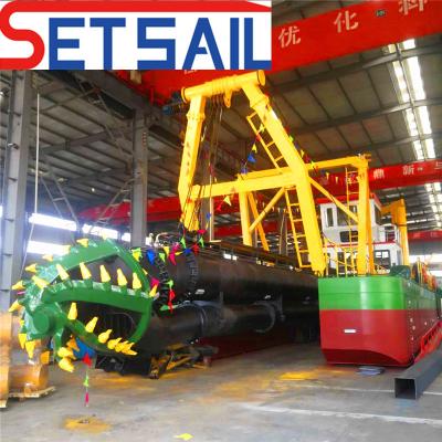 China Excavadora de succión de corte de 24 pulgadas con cabeza de corte de alta capacidad 1100m3/h y eficiencia en venta