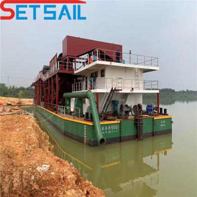 China Dredger de succión de corte de 24 pulgadas con arena de río y profundidad de dragado de 18 m en venta