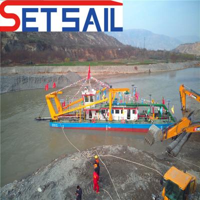 China 26 pulgadas de flujo de agua 9000m3 cortador de succión draga con motor diésel Cummins personalizado en venta