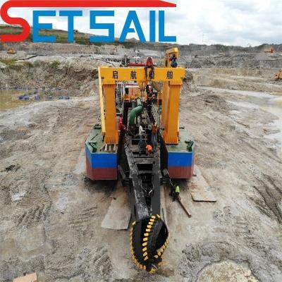 China 2000m Distancia de descarga CTS ranura Tipo 26 pulgadas cortador de succión excavadora para el barro del río en venta