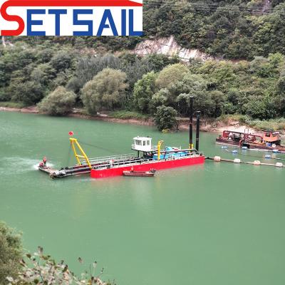 China Envío económico 6000 m3/h Cortador diesel Excavadora de succión con bomba submarina en venta