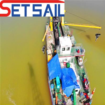 China Rexroth Control hidráulico del flujo de agua 9000m3 Cortador excavadora de succión con tipo de ranura CTS en venta