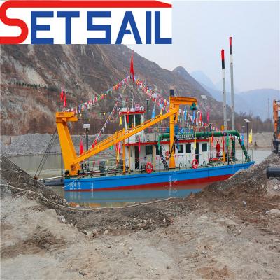 China Máquinas de corte de motores diesel de alta capacidade, máquinas de dragagem por sucção, com pagamento inicial à venda