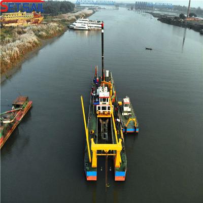 China 120-4000 M3/H Capacidade bomba hidráulica motor diesel cortador de sucção de areia navio para dragagem à venda