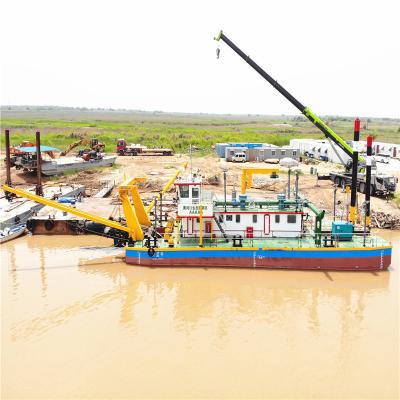 China Pagamento completo 39-65m motor diesel cortador de sucção de cascalho navio com sistema de mornitoring à venda