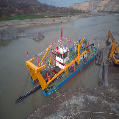 China 500-5000m Distância de descarga Cortador bomba de sucção dragadora de areia com medidor de pressão à venda