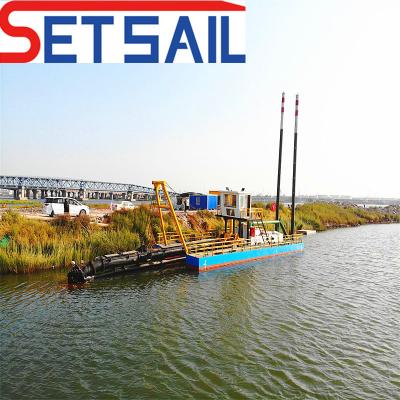 China Siemens PLC Motor Diesel Cortador Sucção Cabeça de dragagem de areia 39-65m Custo de envio acessível à venda