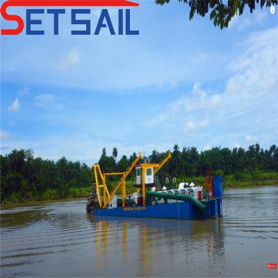 China 800 mm Ciclón Tipo 26 pulgadas 6000m3 Cortador de flujo de agua Excavadora de succión con motor diesel en venta