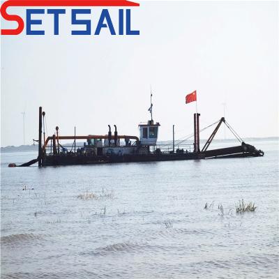 China 800 mm Ciclón Tipo 26 pulgadas 6000m3 Cortador de flujo de agua Excavadora de succión con motor diesel en venta