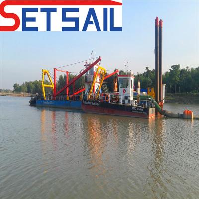 China Navio de dragagem de areia fluvial hidráulica controlada por Siemens PLC para operação suave à venda