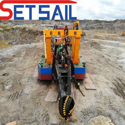 중국 파워 컷어 수축 썰물 보트 하천 모래 54m 머리 360000kg 패키지 총 무게 판매용