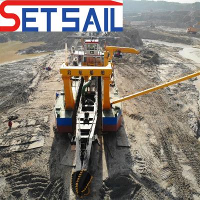 중국 750~1000m3의 강 모래 용량을 위한 컷어 흡수 모래 썰매 기계 판매용