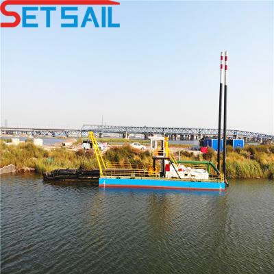 중국 미국 화폐 맞춤형 디젤 엔진 컷러 흡수 썰매 모래 보트 230t 총 무게 판매용