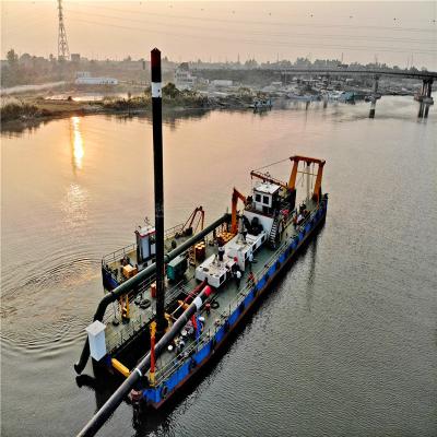 중국 6인치 컷어 흡수 모래 드레거 디젤 전력 타입과 고급 수압 시스템 판매용