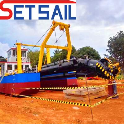中国 製造 24 インチ川砂掘削機 最大放出距離 2000m-6000m 販売のため