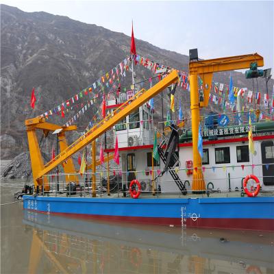 China 6 quilómetros Distância máxima de descarga Cortador dragadora de sucção com sistema Siemens PLC à venda