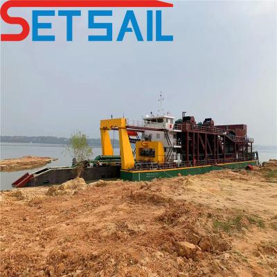 China Dredger de sucção de sistema hidráulico avançado tipo ranhura CTS para dragagem de reservatórios à venda