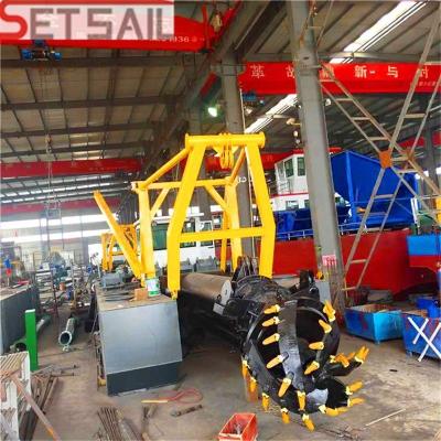 中国 ISO認定の2倍ディーゼルエンジンの川砂掘削機 総長17M-60M 販売のため