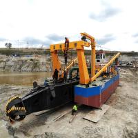 China 15 Meter Maximum Dredging Depth Hydrocyclone Cutter Suction Sand Dredger for River for sale
