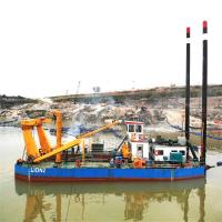 China 15 Meter Maximum Dredging Depth Hydrocyclone Cutter Suction Sand Dredger for River for sale