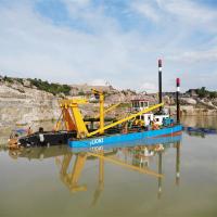 China 15 Meter Maximum Dredging Depth Hydrocyclone Cutter Suction Sand Dredger for River for sale