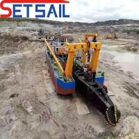 China Customized Box-Structure Hydraulic Pump 22 Inch Cutter Suction River Sand Dredger for sale