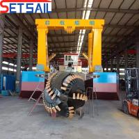 China Customized Box-Structure Hydraulic Pump 22 Inch Cutter Suction River Sand Dredger for sale