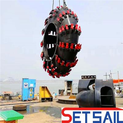 Cina Anchor Boom Wheel Bucket Dredger con motore diesel Weichai e capacità 160m3-2000m3 in vendita