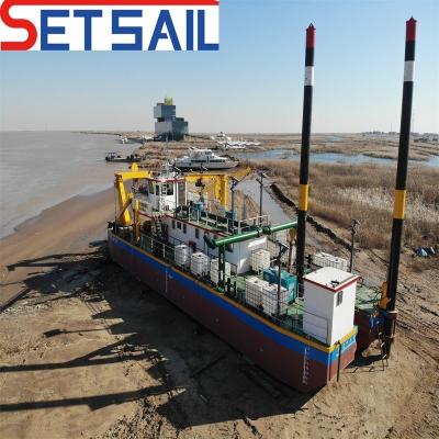 China 8m-20m Dredging Depth Diesel Engine Wheel Bucket Mud Dredger for River Dredging Project for sale