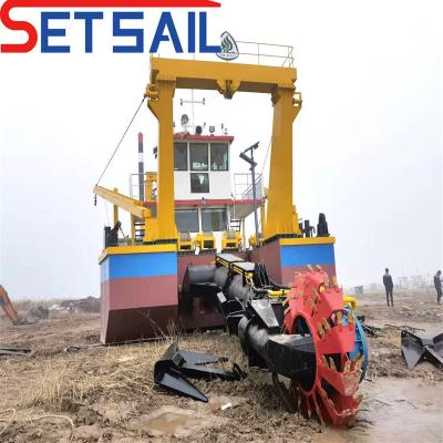 China Bucket Wheel Dredger with 8m-20m Dredging Depth and 800m-5000m Discharge Distance for sale