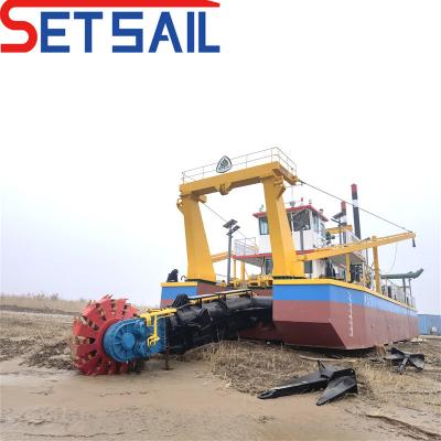 China Bucket Wheel Dredger with 8m-20m Dredging Depth and 800m-5000m Discharge Distance for sale