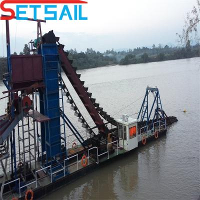 Cina Dredger a catena di alimentazione elettrica a catena elettrica con schermo di vibrazione in vendita