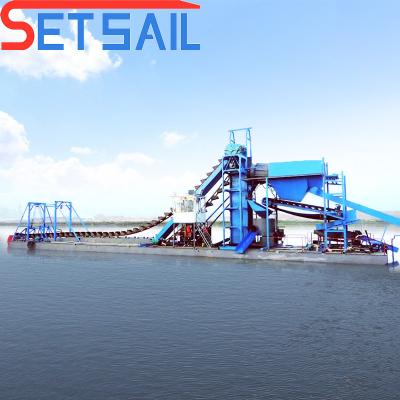 Cina US 2000/Set 1 Set Min.Order Chain Bucket Mining Dredger per campioni di diamanti fluviali in vendita