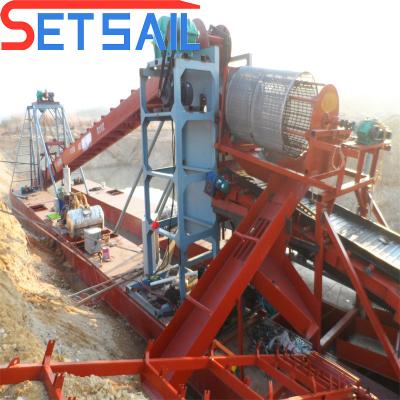 Cina US 2000/Set 1 Set Min.Order Chain Bucket Mining Dredger per campioni di diamanti fluviali in vendita