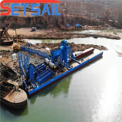 Cina US 2000/Set 1 Set Min.Order Chain Bucket Mining Dredger per campioni di diamanti fluviali in vendita