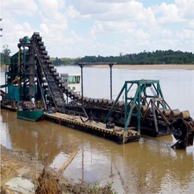 Cina 24m-38m Lunghezza totale Idrociclone Tipo ciclone Alta capacità Catena secchio di oro dragaglio in vendita