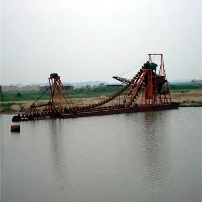 Cina 24m-38m Lunghezza totale Idrociclone Tipo ciclone Alta capacità Catena secchio di oro dragaglio in vendita