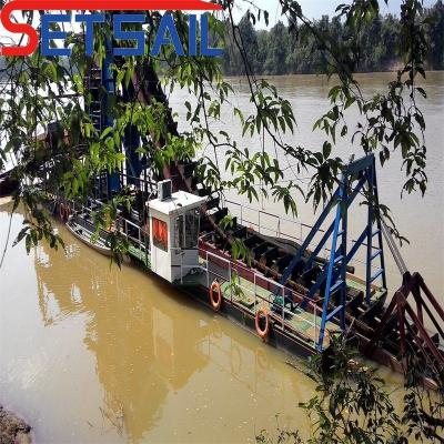 Cina 86-100 Quantità di secchio Lago Dredger per l'estrazione di oro e diamanti per il pagamento iniziale sul fiume in vendita