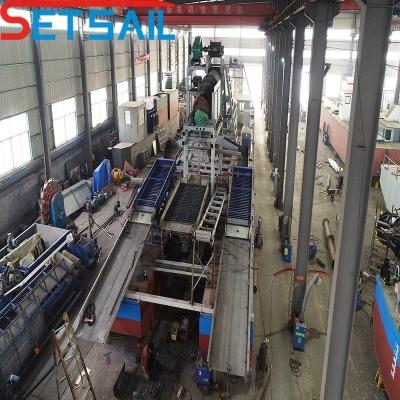 中国 バケットチェーン湖 金とダイヤモンドの採掘 7~30m深の掘削設備 販売のため