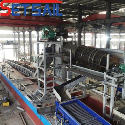 Cina Lunghezza totale 24-38m Dredger per minerazione di diamanti a fiume con secchio a catena e centrifuga in vendita